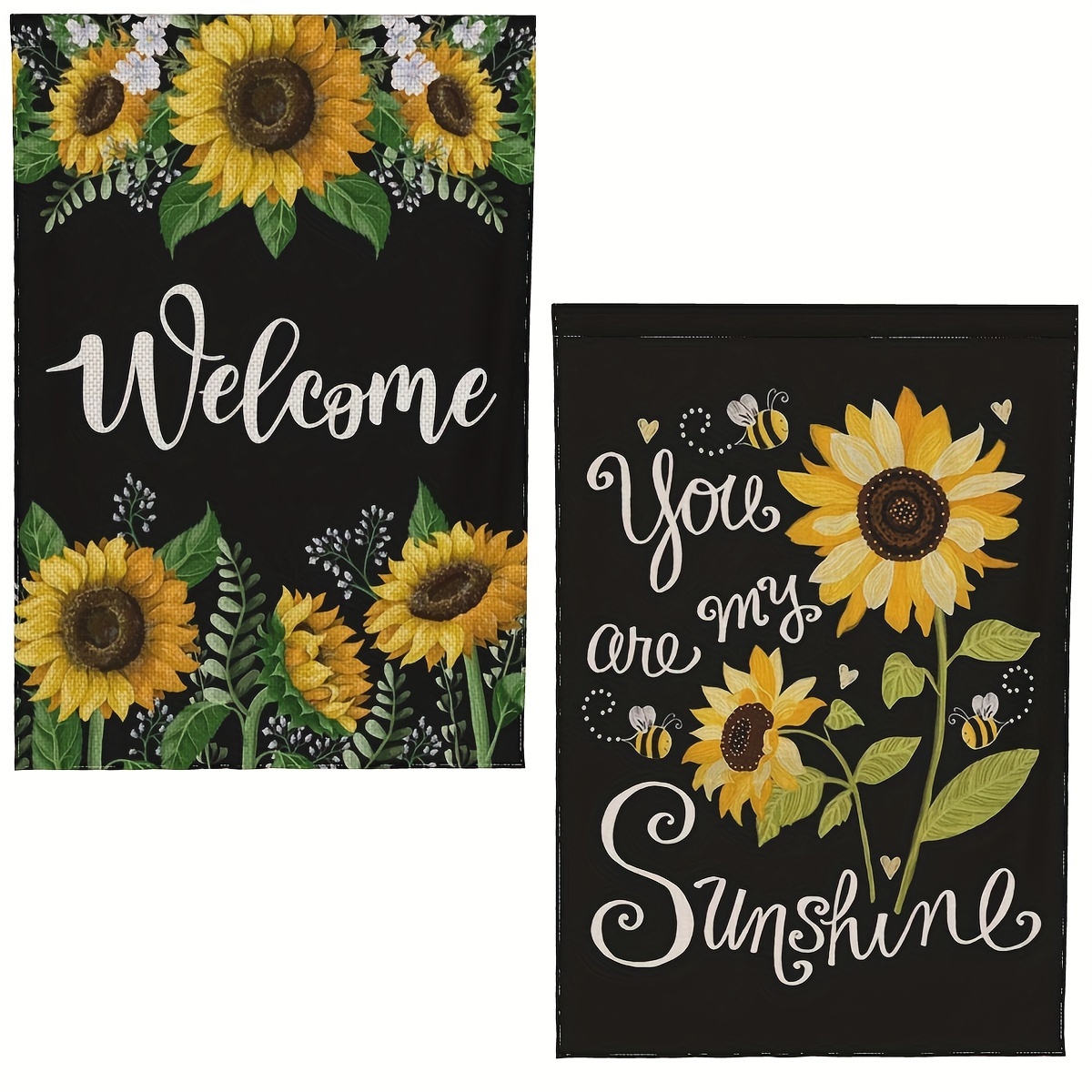 Sunflower Garden Flag - Temu