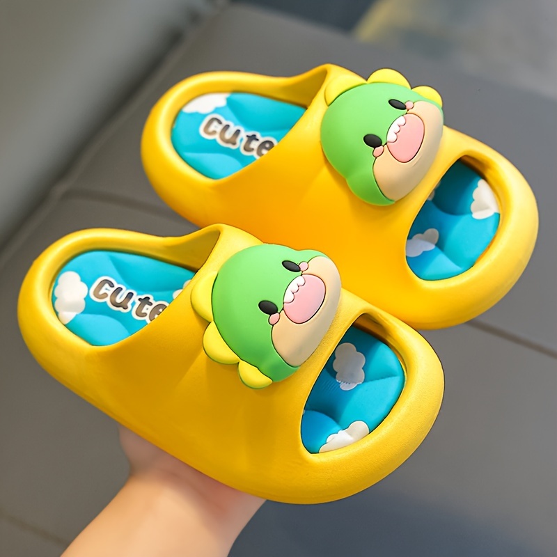 Cute Cartoon Open Toe Slippers Boys Non Slip Lightweight - Temu Australia