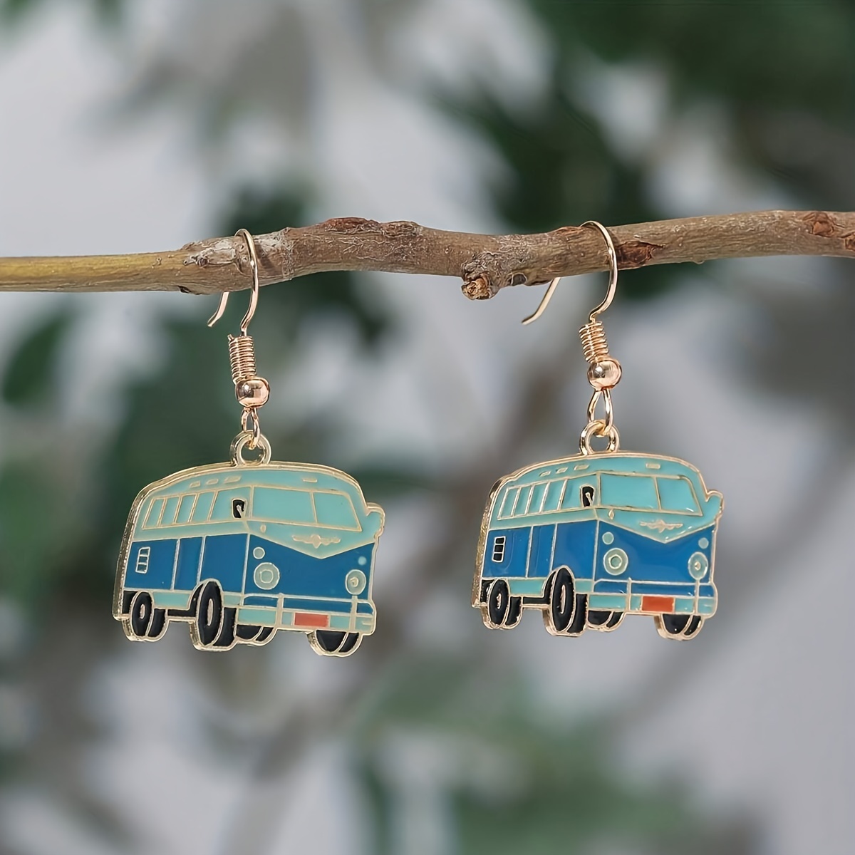 Drop Earrings Cute Bus Design Match Daily Outfits Party - Temu United ...