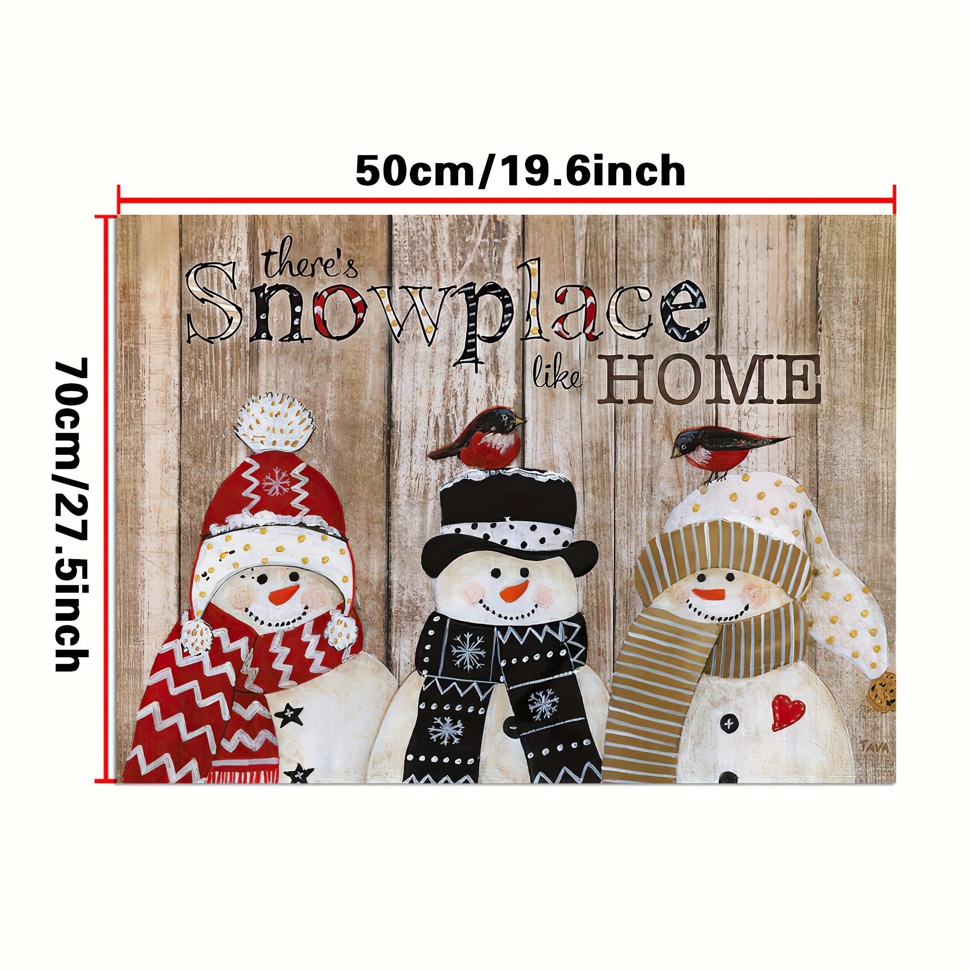 Home Best Poster Print Three Little Snowman Family - Temu Canada