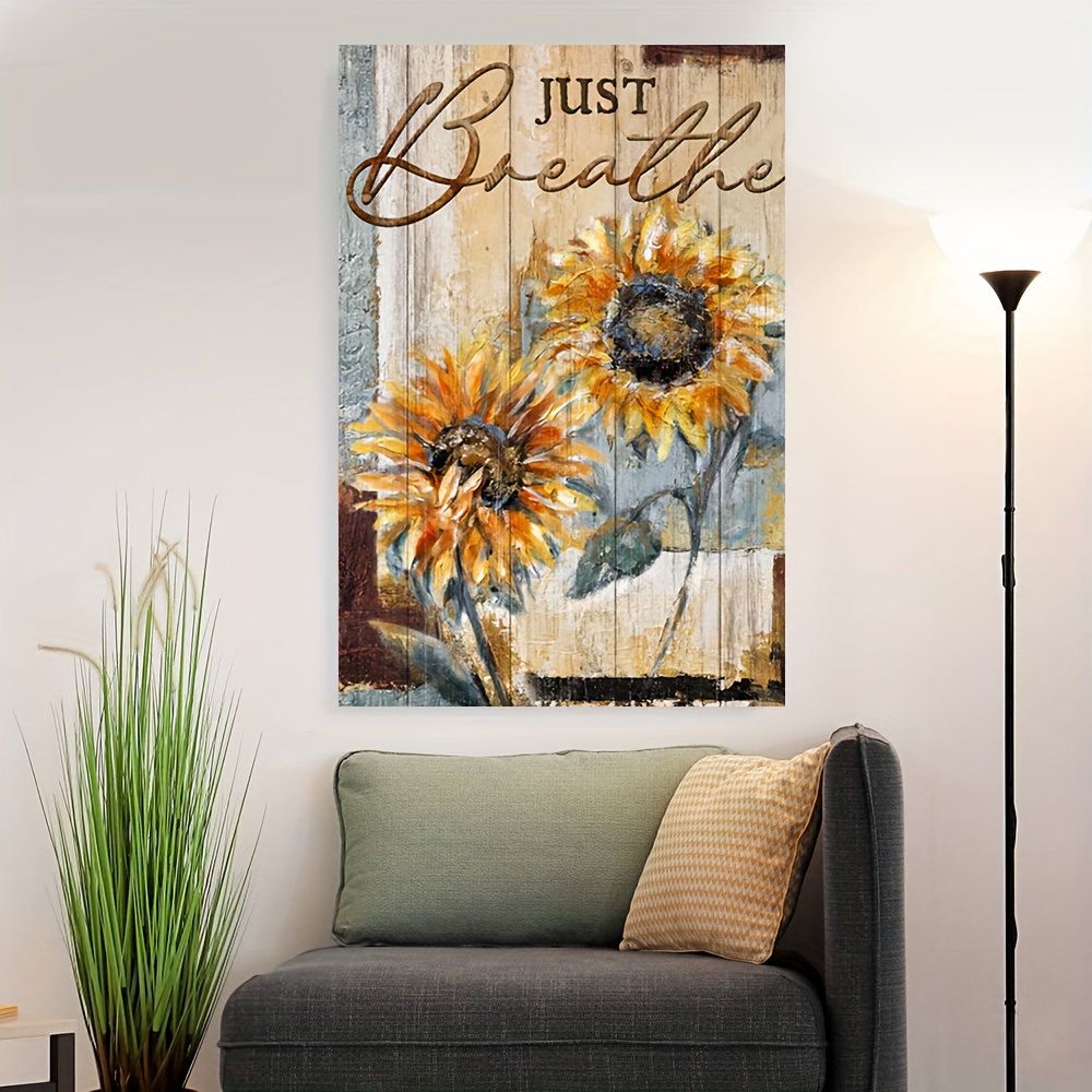 Decorative Patterns Office Supplies Gorgeous Sunflower, Watercolor ...