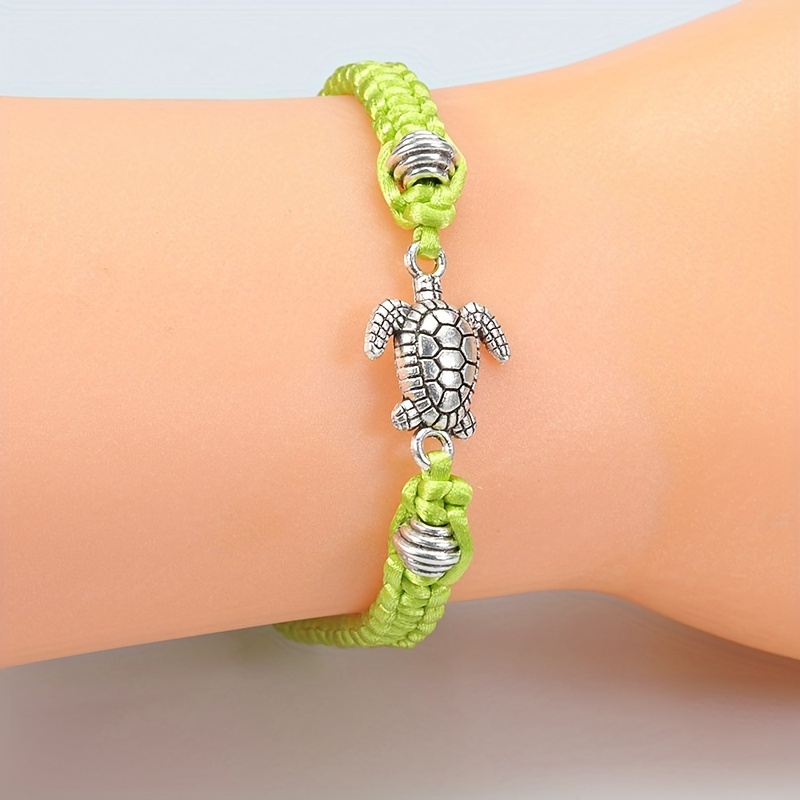 Beach Surfing Bracelet Shell Chrysanthemum Handmade Braided - Temu ...