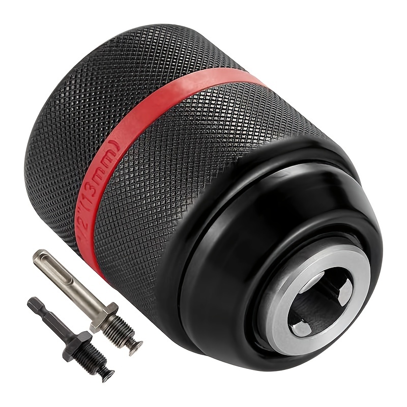 1 Set Black Metal Eumtenr Multi Quick Change Keyless Chuck Keyless One ...