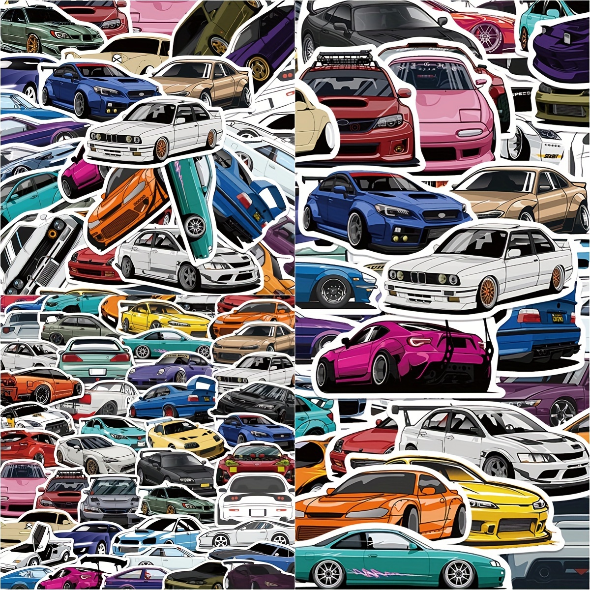 Decorative Stickers Cartoon Car Series Mobile Phone Case - Temu South ...