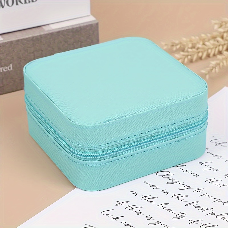 Simple Jewelry Organizer Travel Portable Jewelry Box Compact - Temu ...