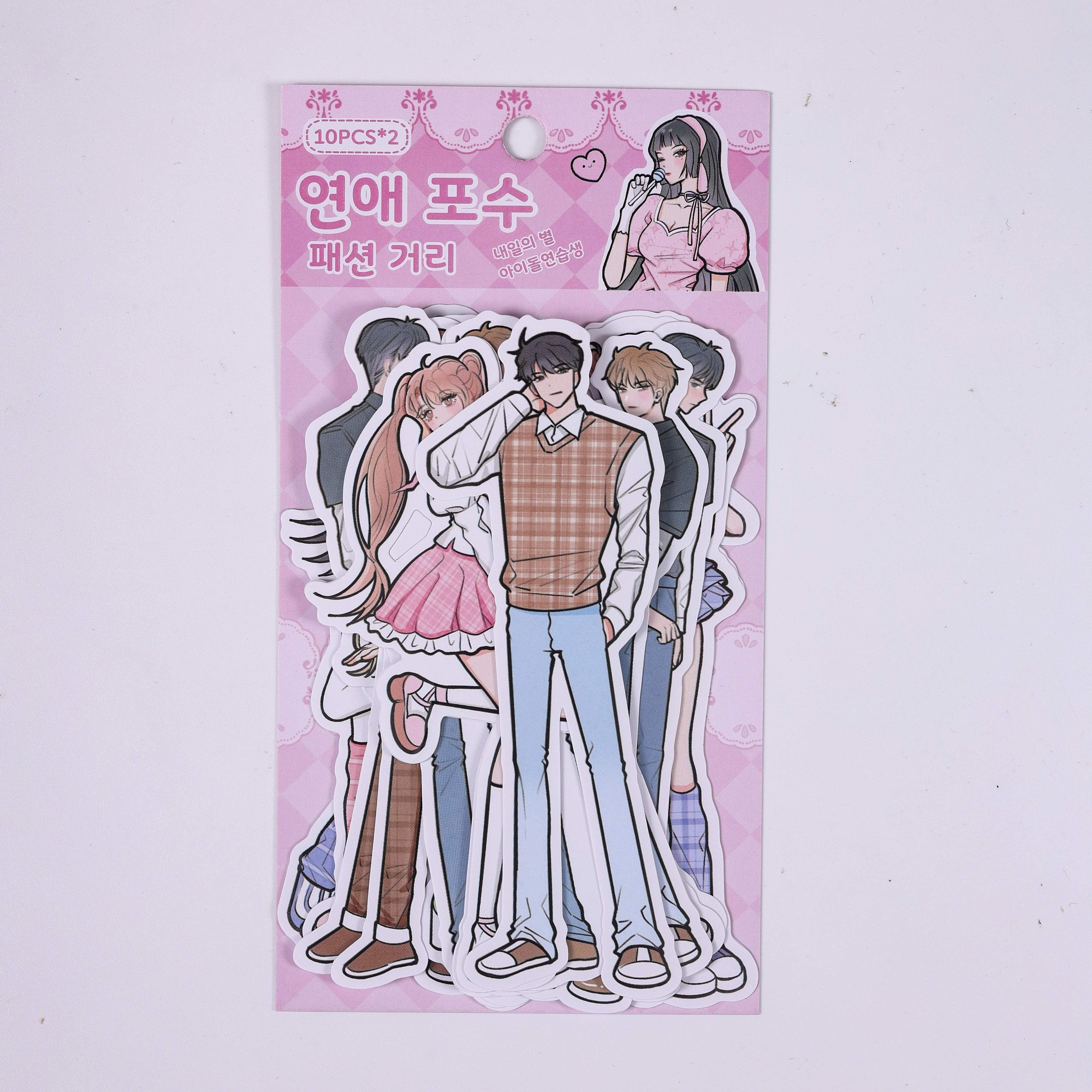 New Sweet Cool Cartoon Journal Diy Characters Sweet Asian - Temu United ...