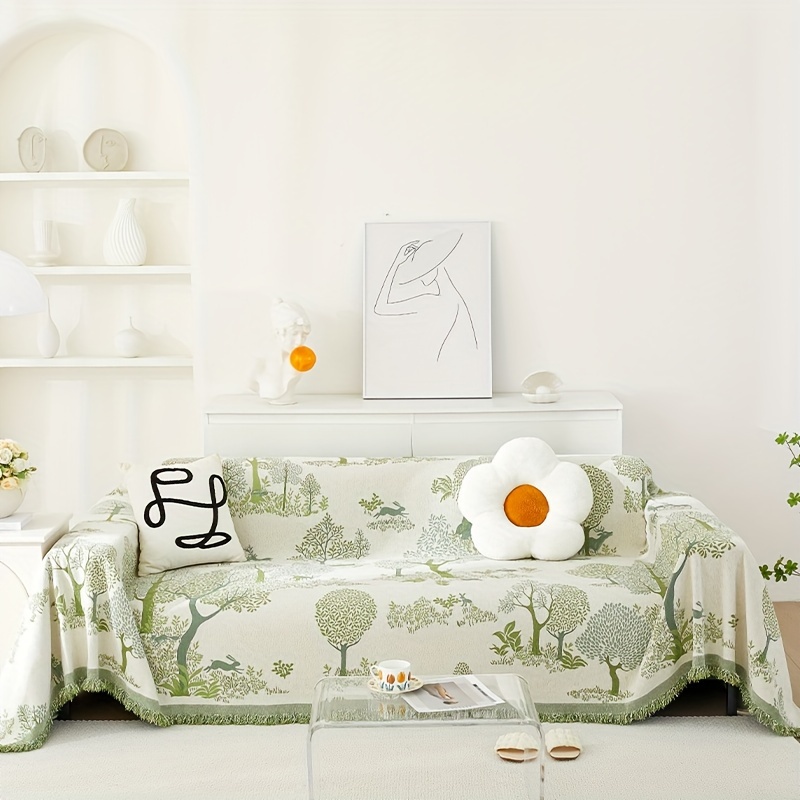 Tree Pattern Four season Universal Sofa Throw Cover Sofa - Temu Australia
