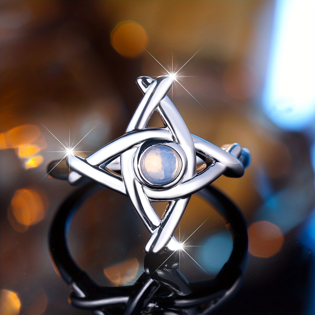 Stylish Promise Ring Special Star Design Paved Shining - Temu United ...