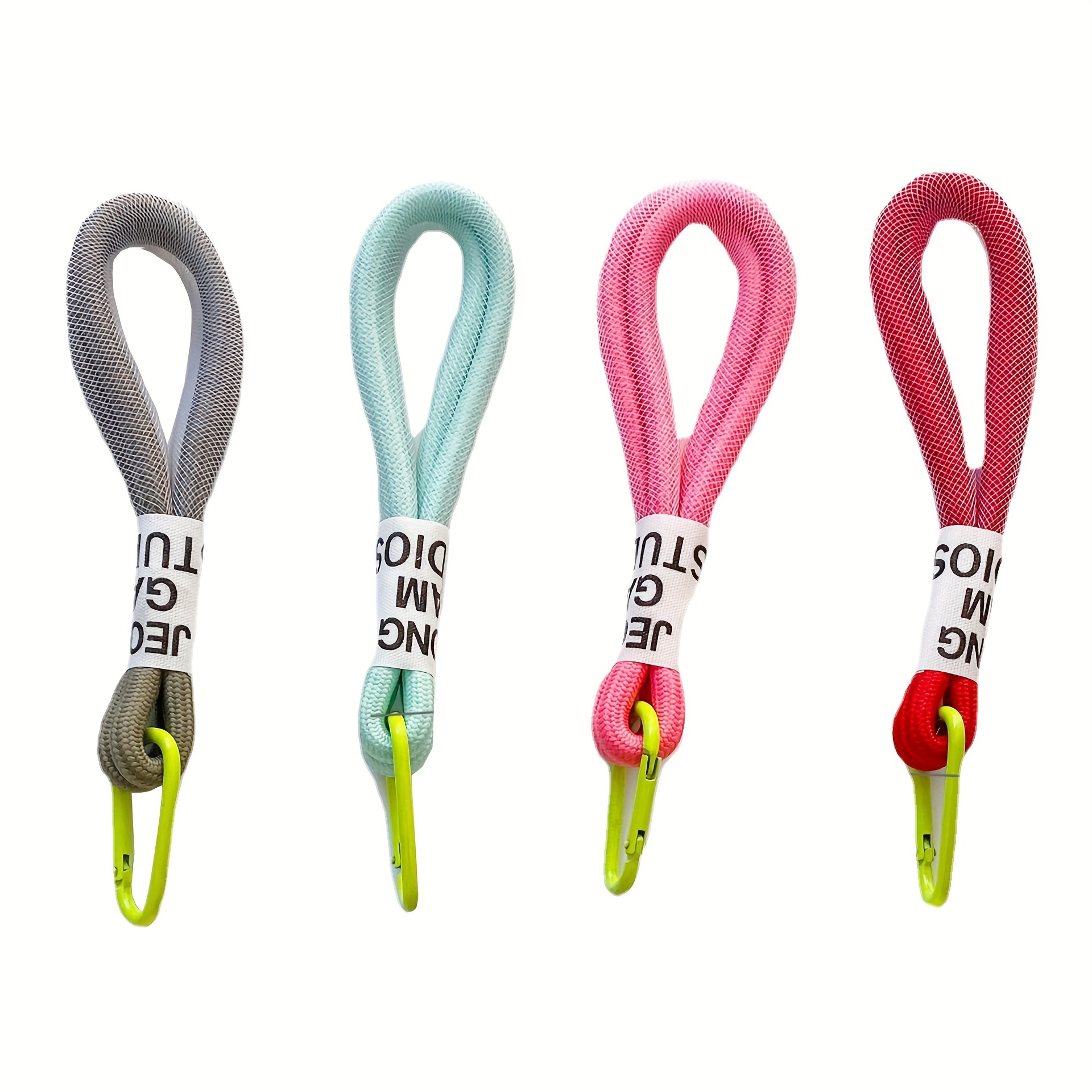 1pc Fluorescent Spring Ring Hanging Rope Keychain Mobile - Temu New Zealand
