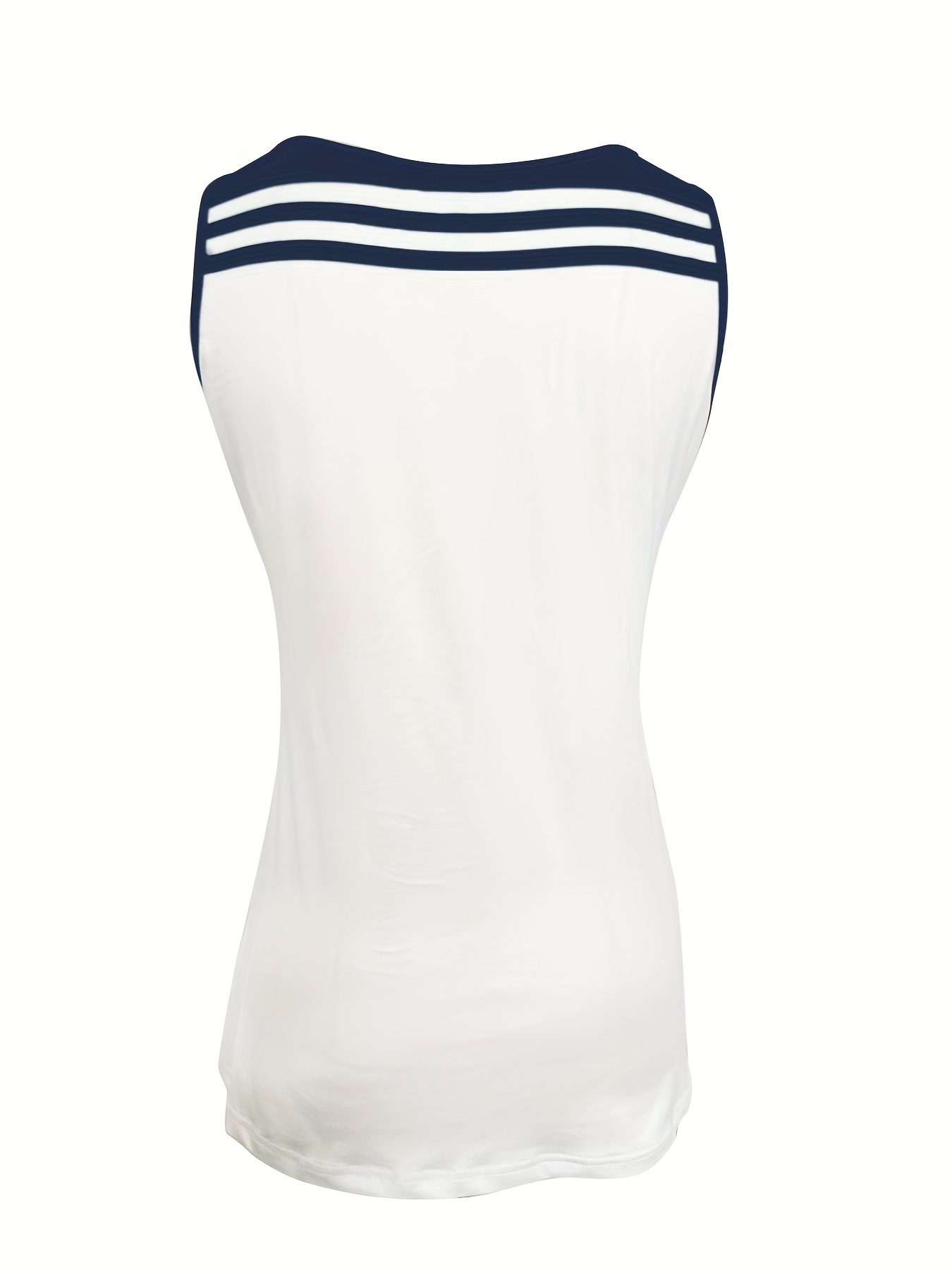 Anchor Print Tank Top Casual Neck Summer Sleeveless - Temu United