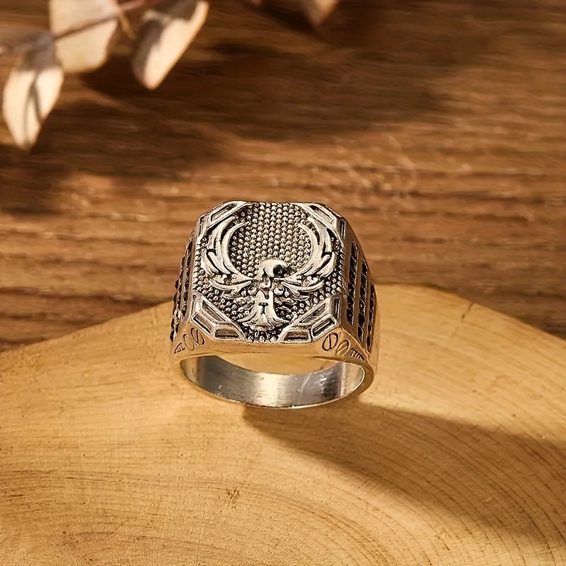 Retro Mechanical Style Eagle Ring Casual Entertainment Party - Temu ...
