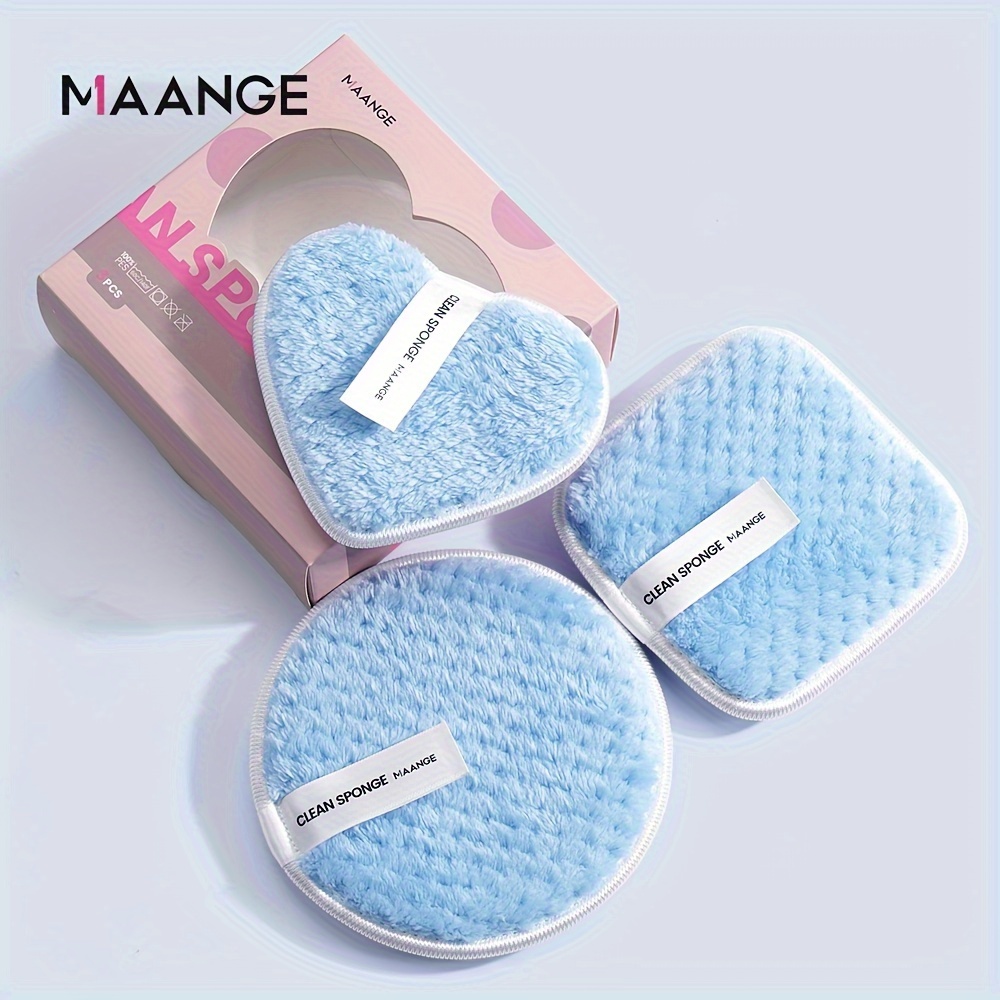 Makeup Remover Face Puffs Box Facial Cleansing Tool Washable - Temu ...