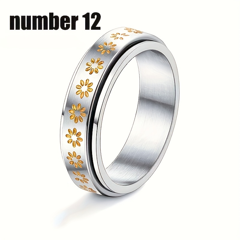 Stainless steel flower ring store