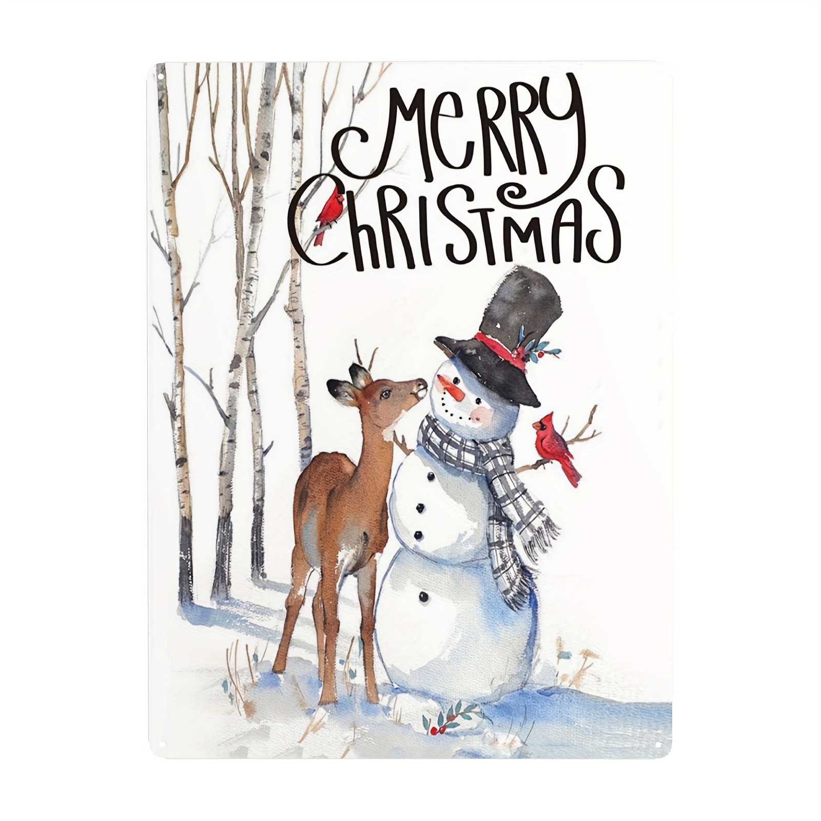 Vintage Tin Sign Merry Christmas Metal Sign Man Cave Sign - Temu Canada