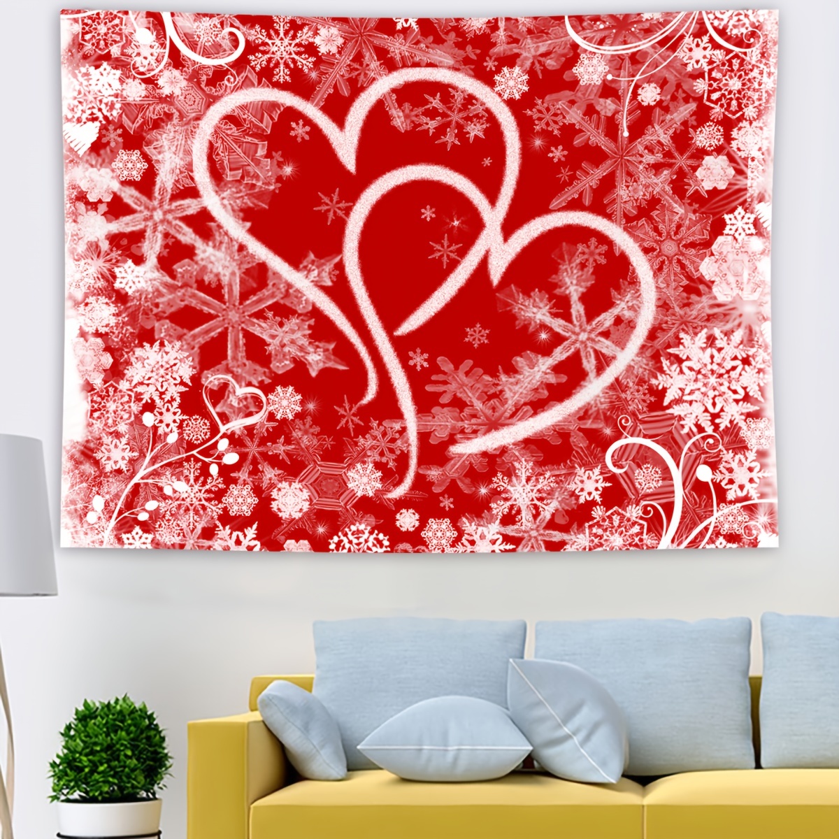Valentine's Day Backdrops Red White Valentine Background - Temu United ...