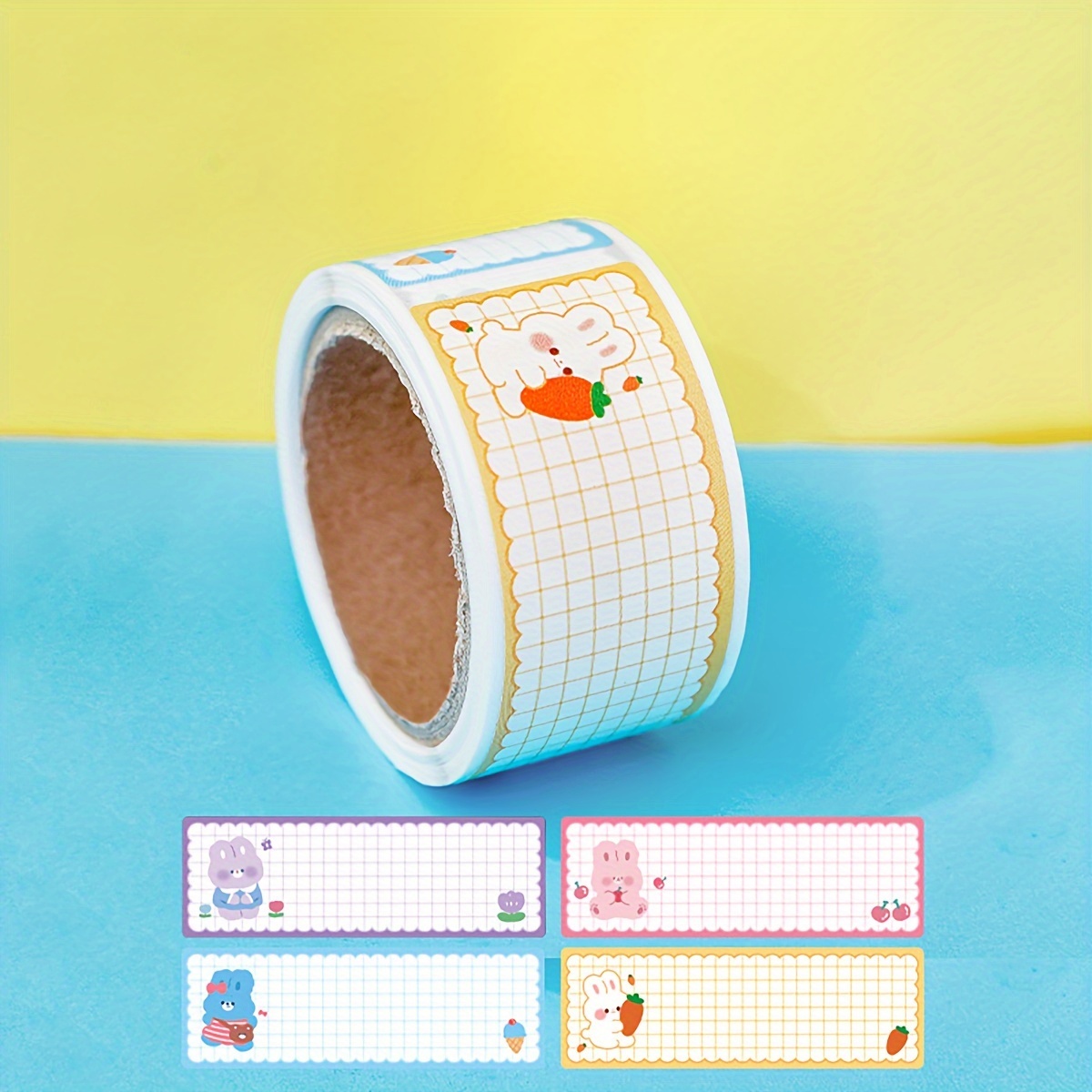 A Roll Of 60 Stickers Name Stickers Tape Stickers Full Roll - Temu Canada