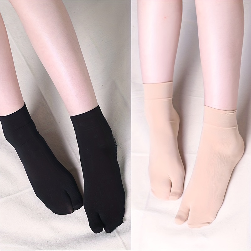 Men's Casual Plain Color 2 toe Socks Breathable Odor - Temu United Kingdom