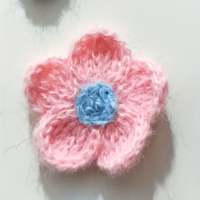 woolen flower embroidery sheet diy handmade small flower Temu
