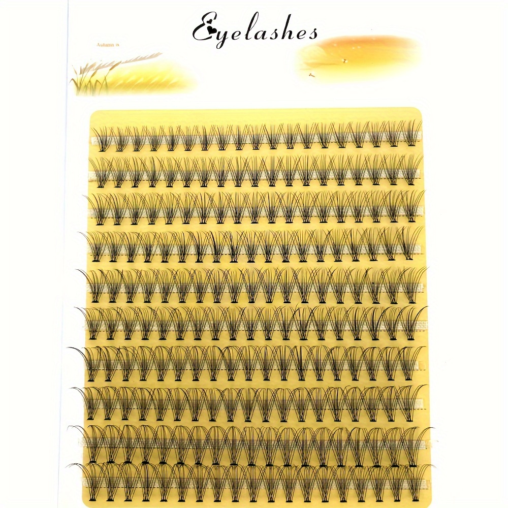 Eyelashes Extension Natural Thick Faux Mink Eyelash 3d - Temu United ...