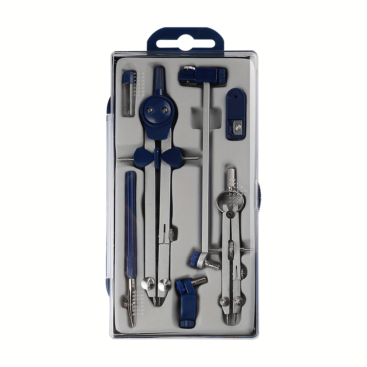 Geometry Set 7pcs School Compass Set Math Drafting Dividers Tool Kit ...