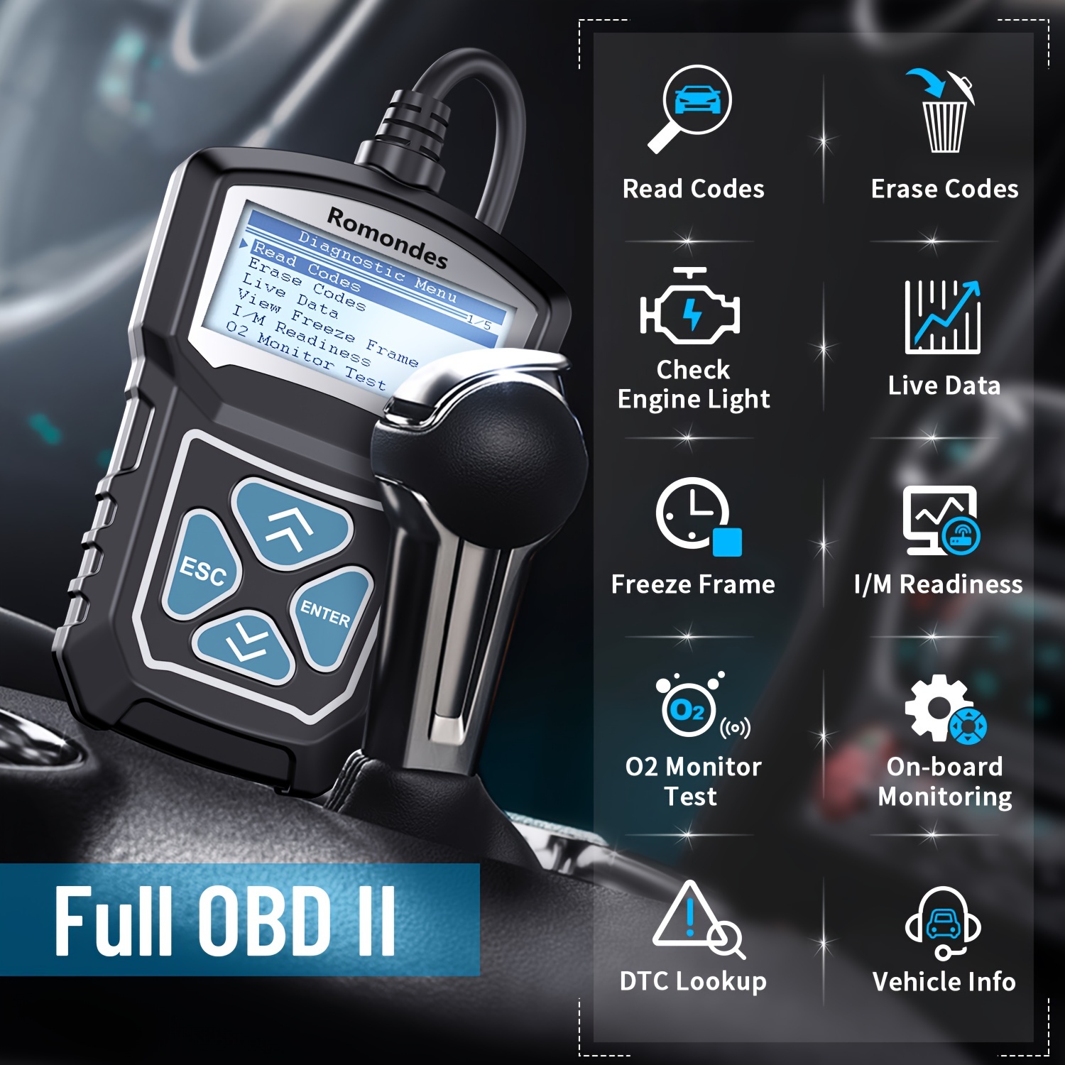 Rd100 Car Obd2 Scanner Code Reader - Temu
