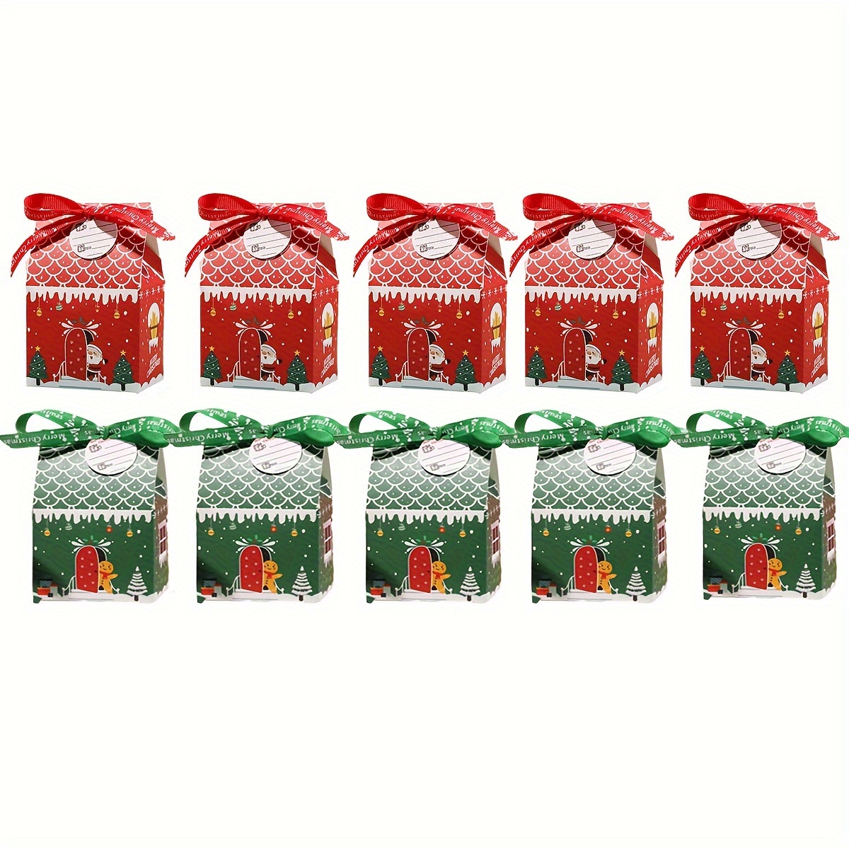 3d Christmas Goody Treat Boxes Xmas - Temu Canada