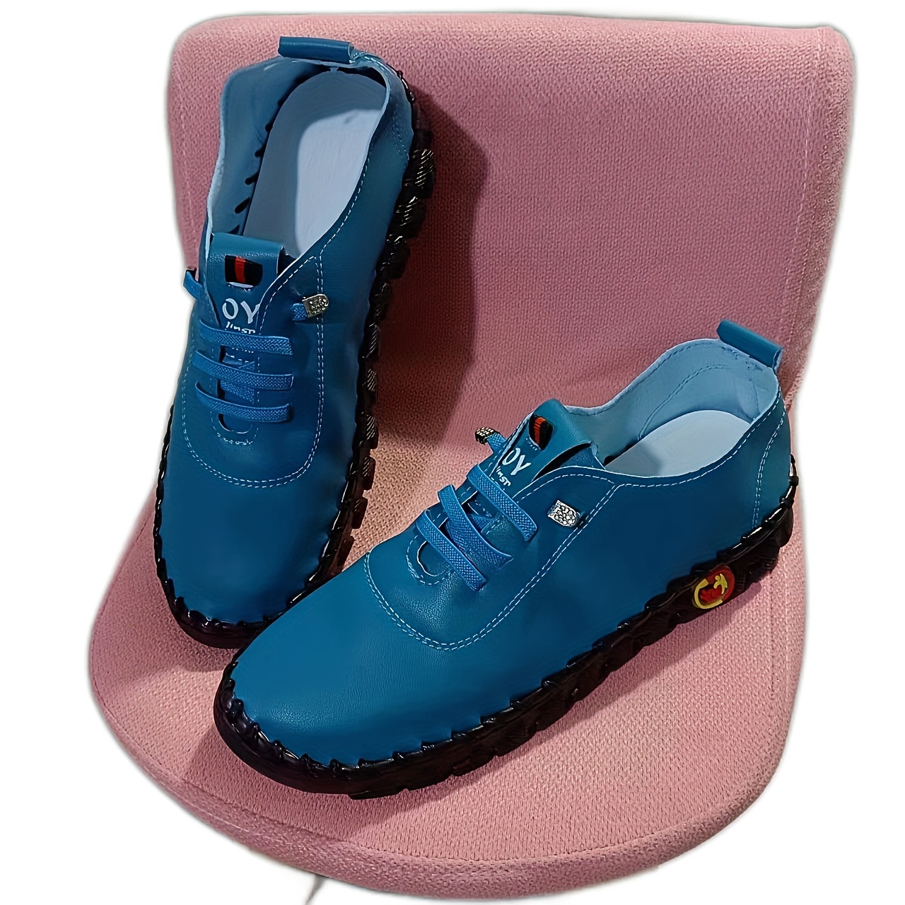 Womens Simple Flat Shoes Casual Lace Soft Sole Shoes Womens - Temu ...