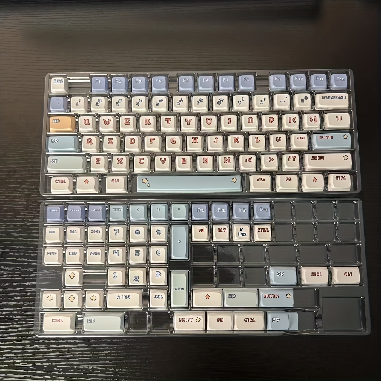 Pbt Five sided Heat sublimation Mechanical Keyboard Keycaps - Temu ...