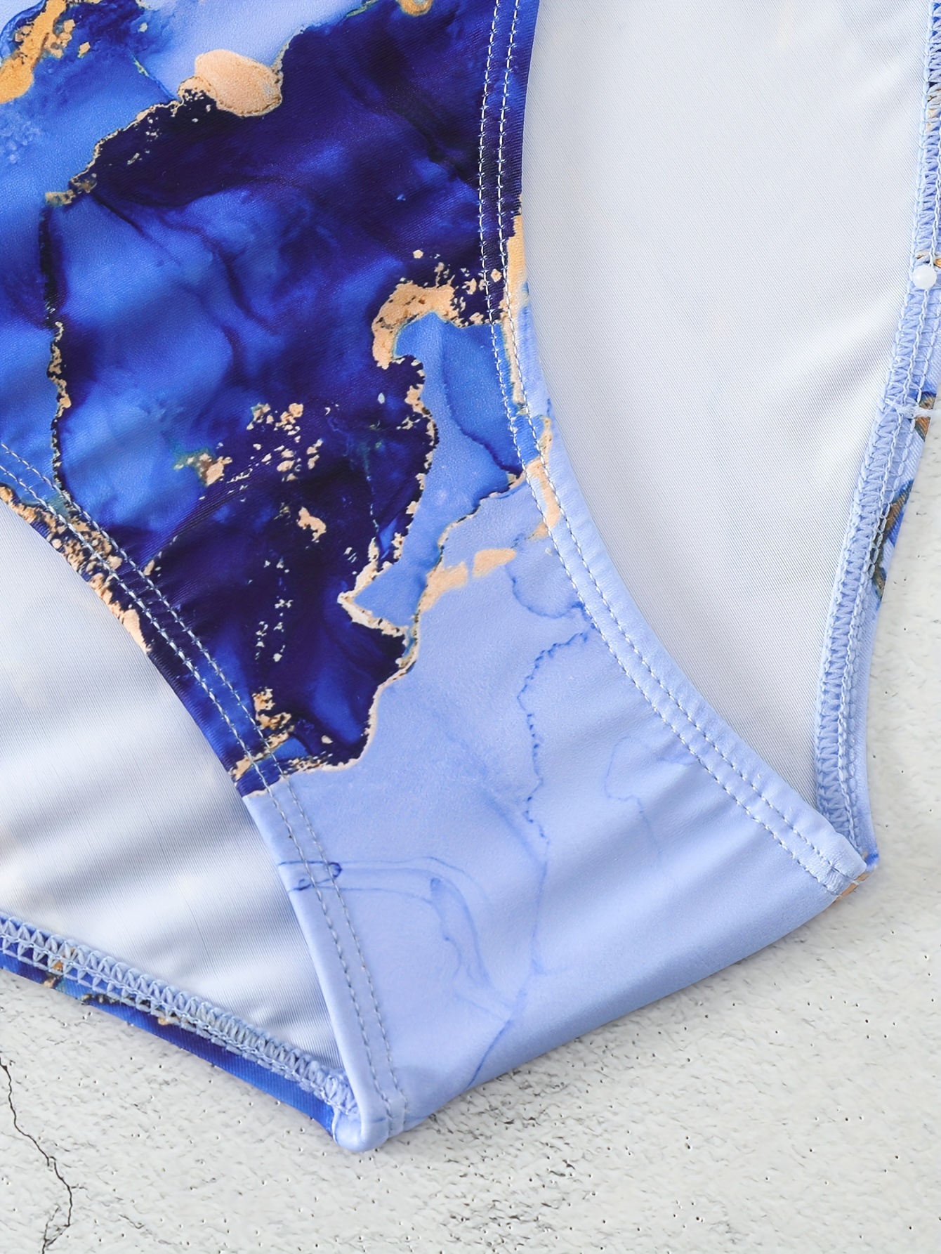 Plus Size Vacay Bikini Set Damen Badeanzug Zweiteiliger Badeanzug Mit
