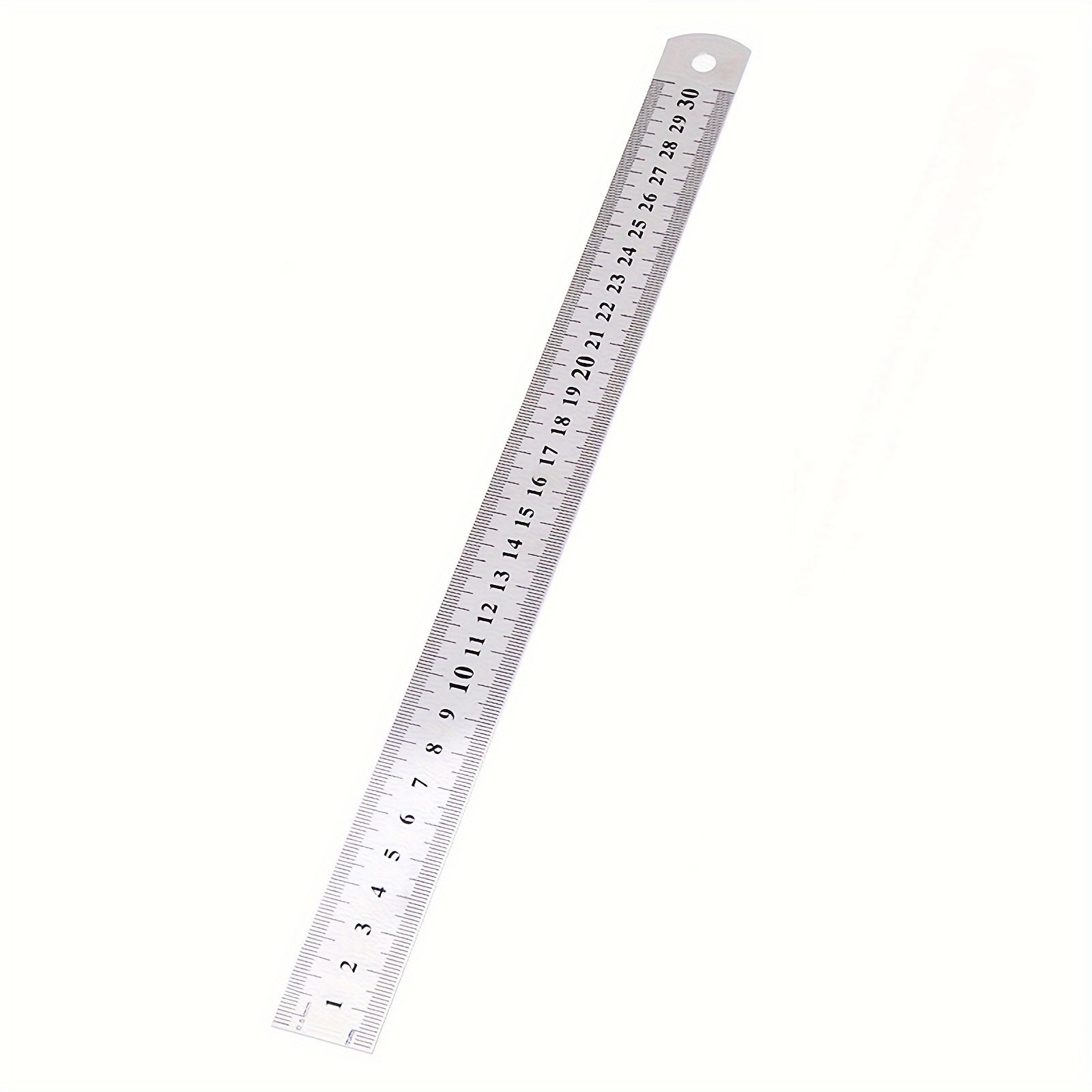 15 20 30cm Stainless Steel Ruler 0 5mm Thick Metal Steel - Temu Denmark