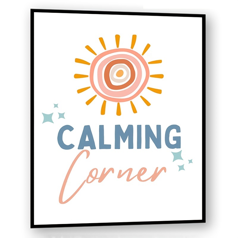 Classroom Decor Calm Corner Poster Calming Classroom - Temu Australia