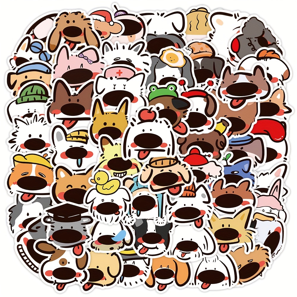 Cute Dog Stickers Cartoon Waterproof Stickers Decoration For - Temu ...