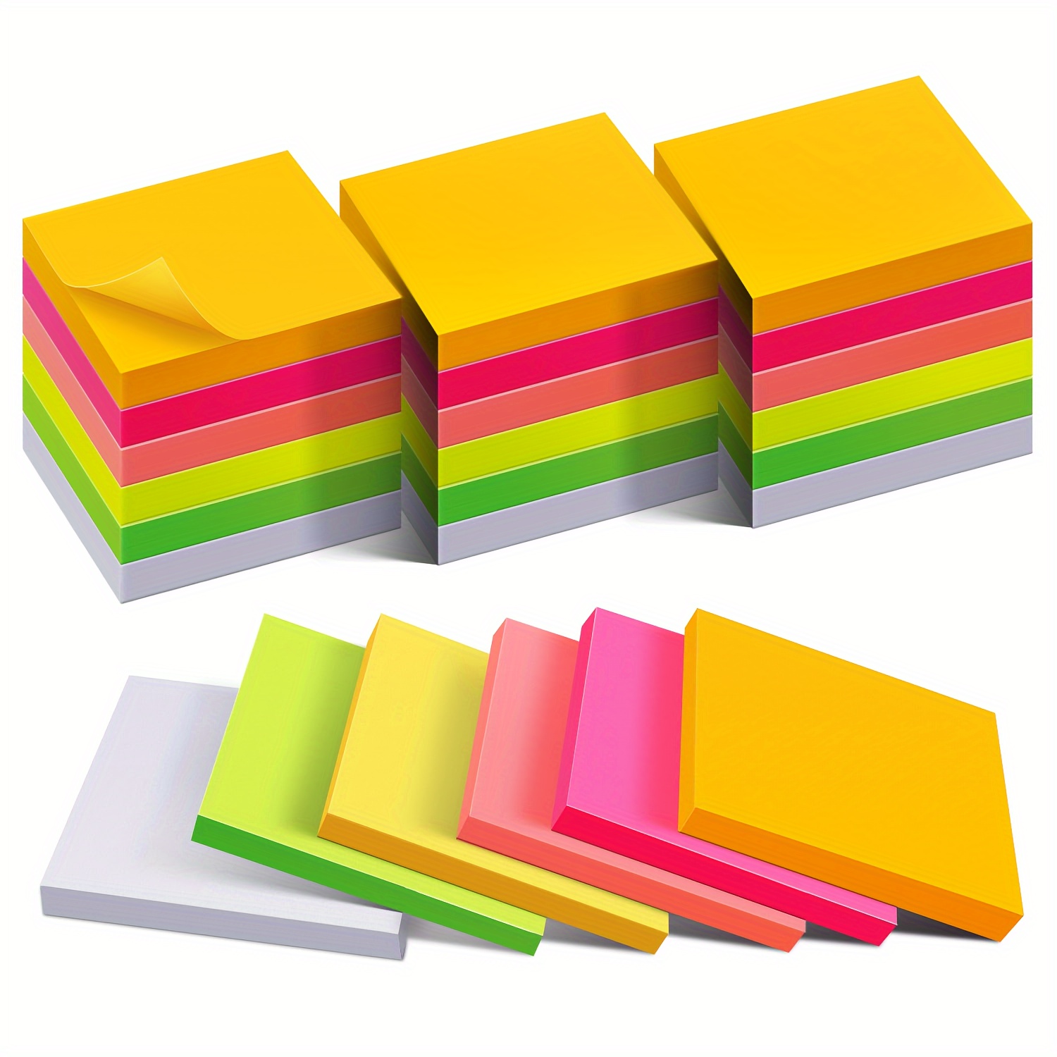 36 Padssticky Notes Self stick Note Pads Sticky Pads Sticky - Temu ...