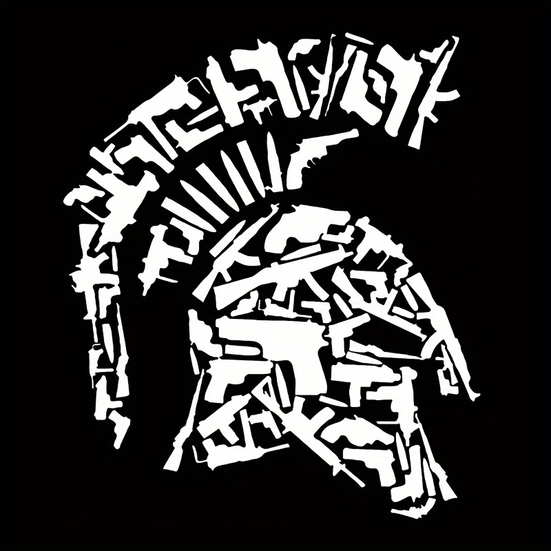 Sparta Helmet Car Stickers Laptop Water Bottle Motorcycle - Temu South ...