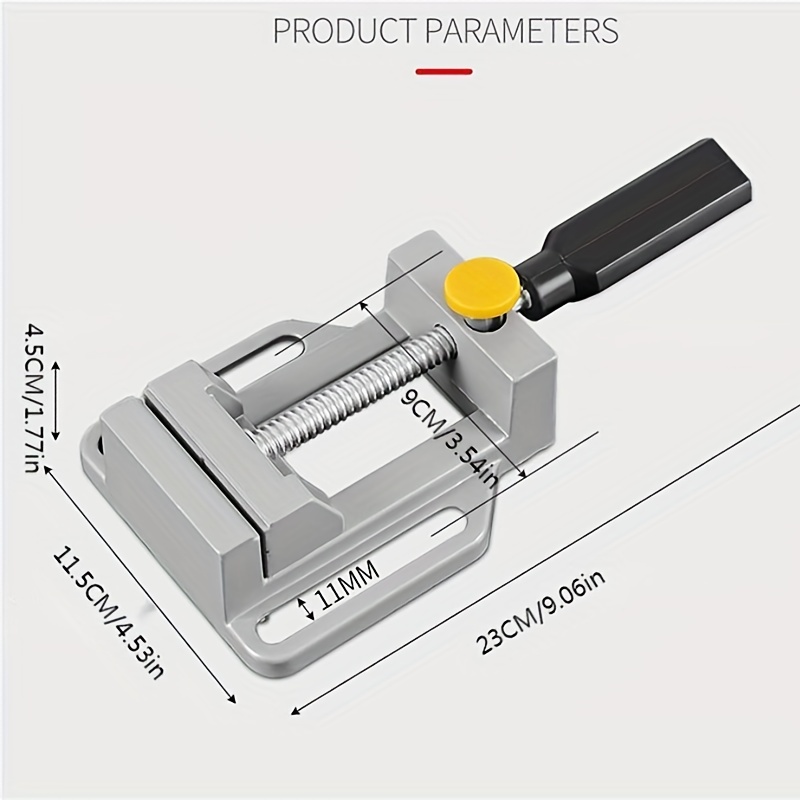 Portable Mini Desk Vise Craft Repair Drill With Adjustable Jaw Quick ...