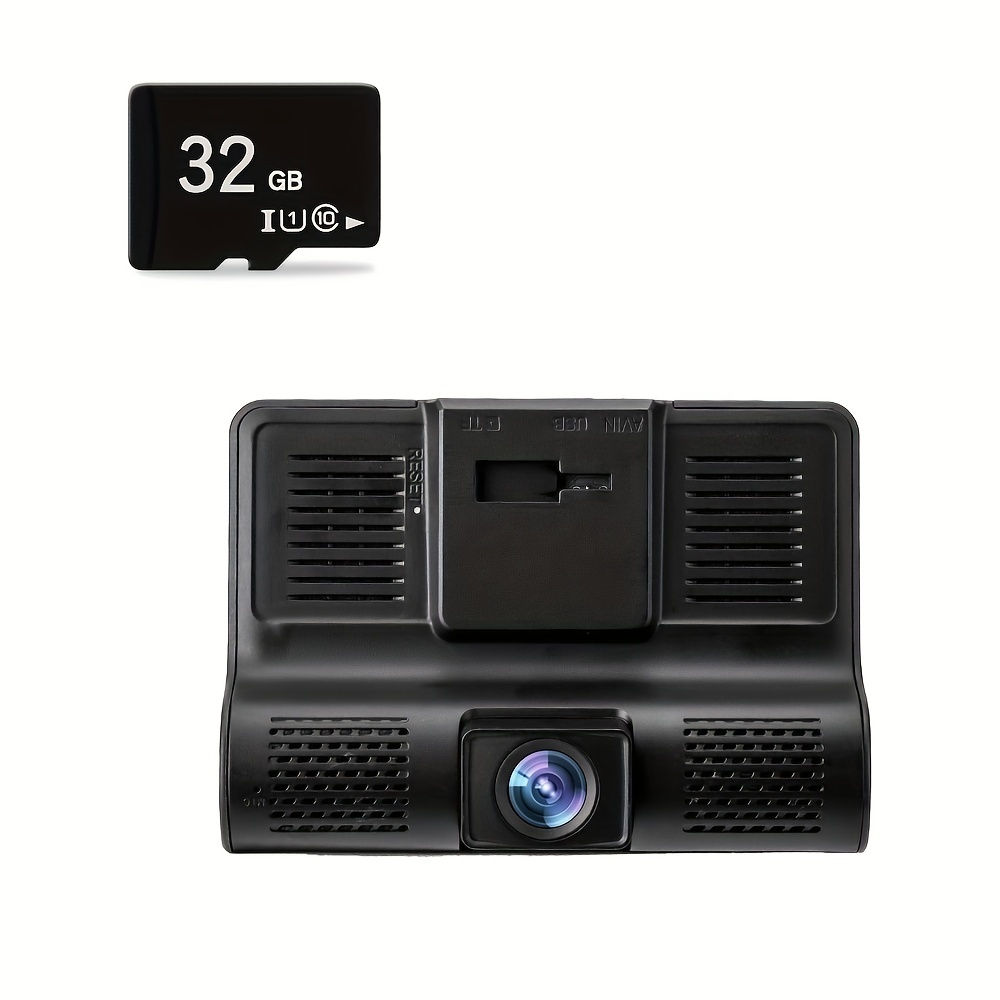 Car mounted Multifunctional Ips Screen Three recording Car - Temu ...