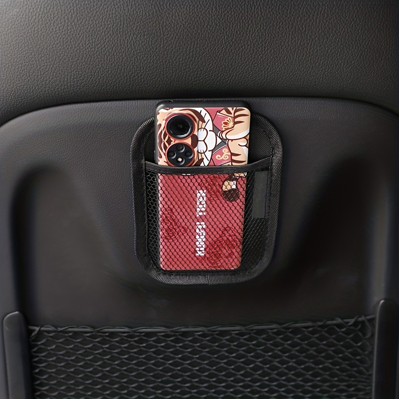 Car Storage Net Pocket Storage Bag Car Storage Accessories - Temu Canada