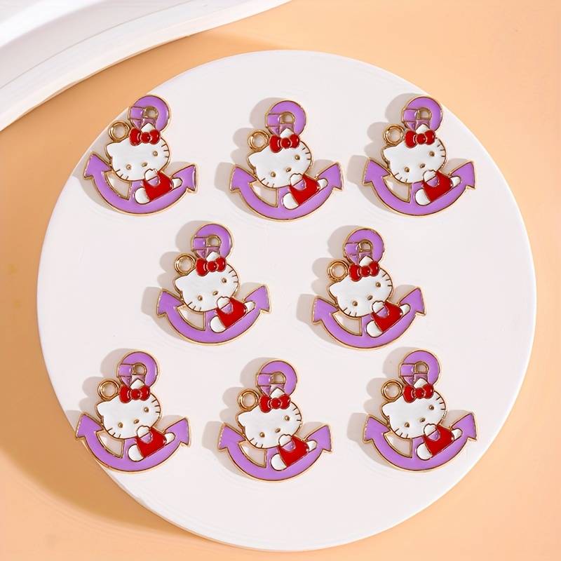 Cat Diy Cartoon Anime Alloy Hole Charms - Temu United Kingdom