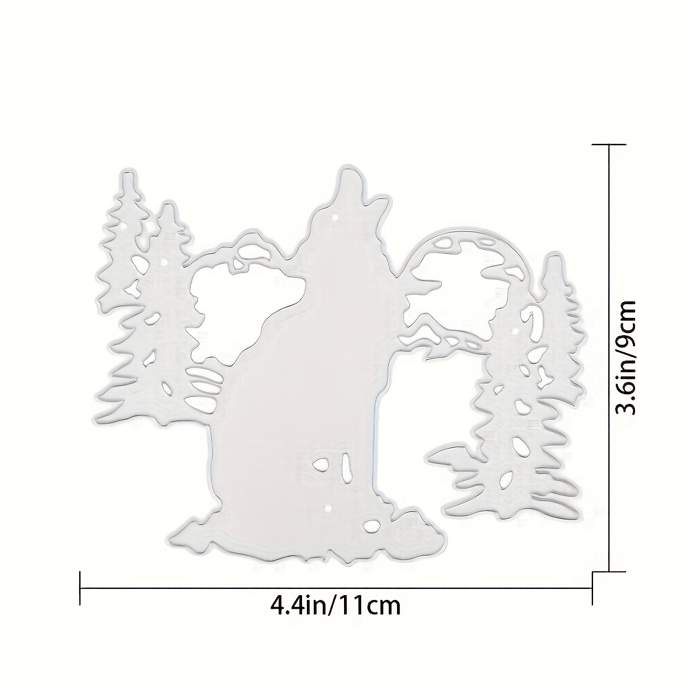 Game Handle, Bow, And Wolf Diy Greeting Card Making Metal Cutting Dies ...