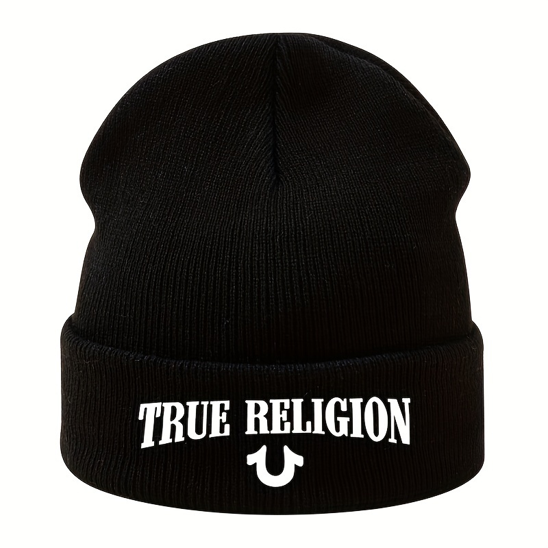 1pc Unisex Embroidered Letter Knitted Hat For Outdoor Ski Party | Shop ...