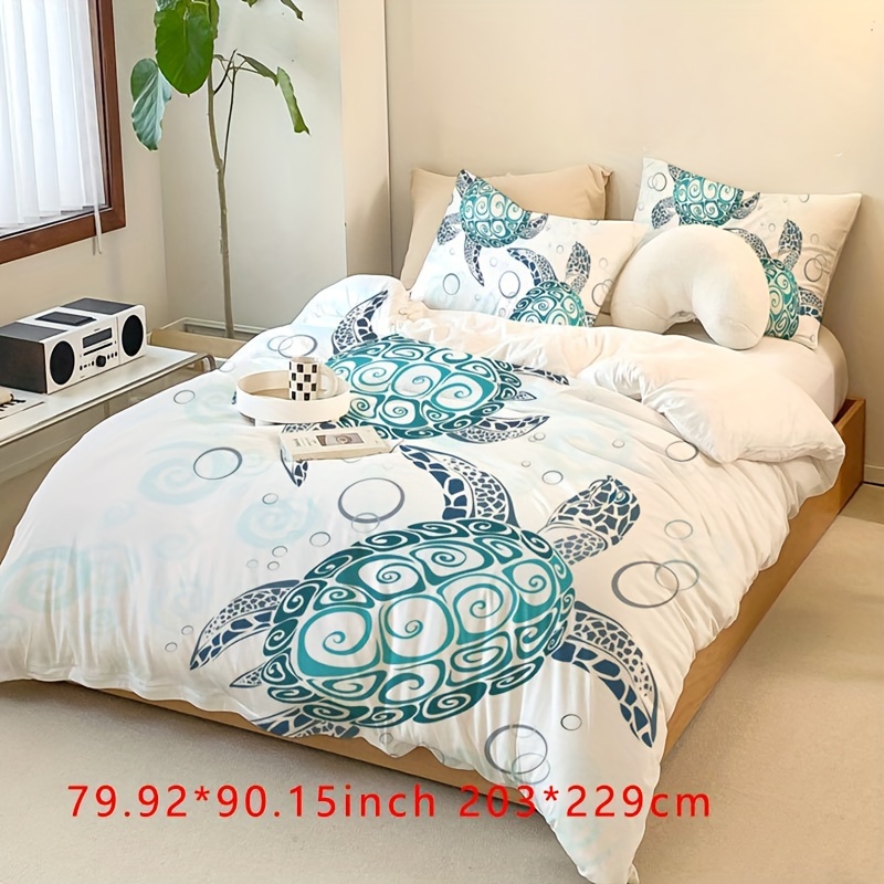 Ensemble Housse Couette 3 Pièces Thème L'océan Ensemble - Temu Switzerland