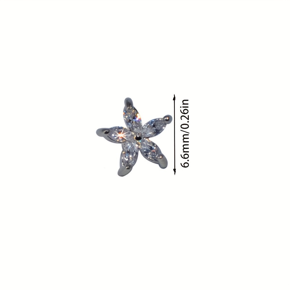 Stainless Steel Dermal Anchor Moon Shape Micro Dermal Anchor - Temu ...