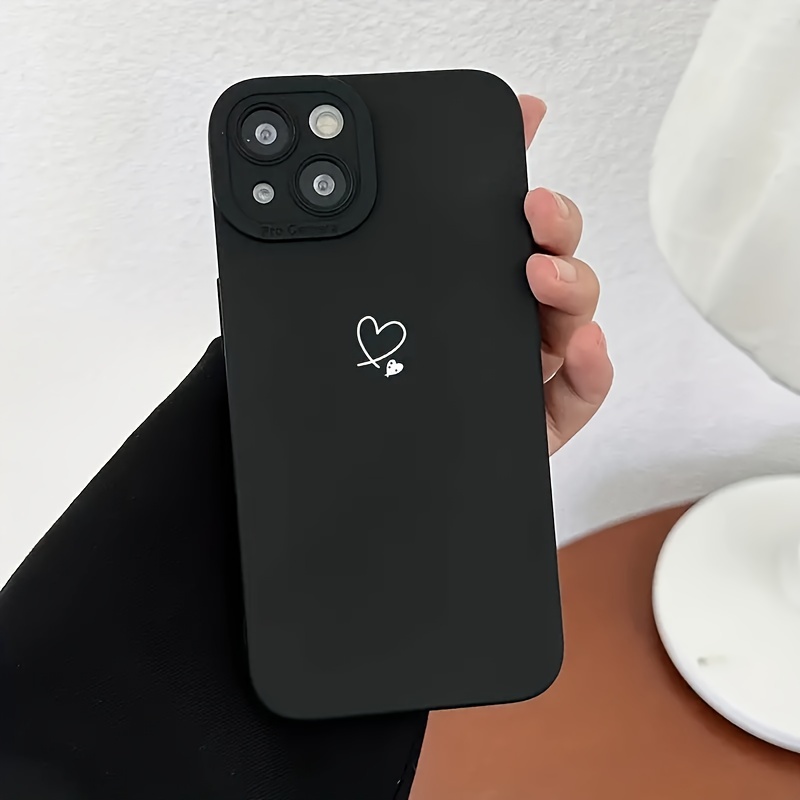 Phone Case With Heart Graphic Anti-fall For Iphone 14 13 12 11 Pro Max ...
