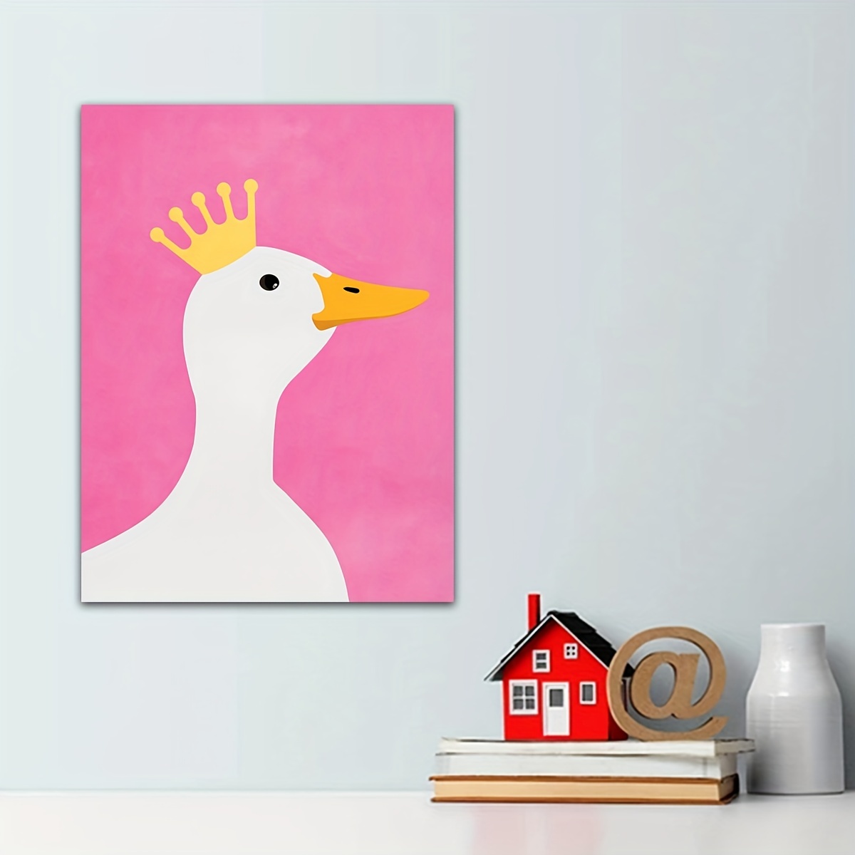 Canvas Poster Modern Art Preppy Room Wall Decor Cute Goose - Temu ...
