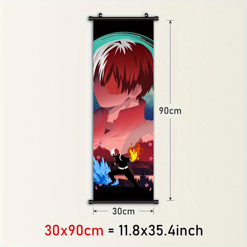 1pc Plastic Hanging Scrolls Painting Classic Manga Wall Art Poster ...