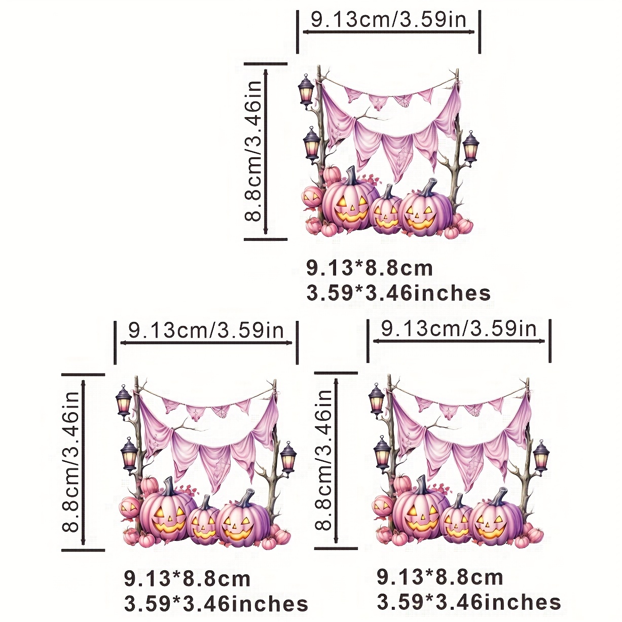 Pumpkin Washable Heat Transfer Stickers Clothes Pillow - Temu Australia