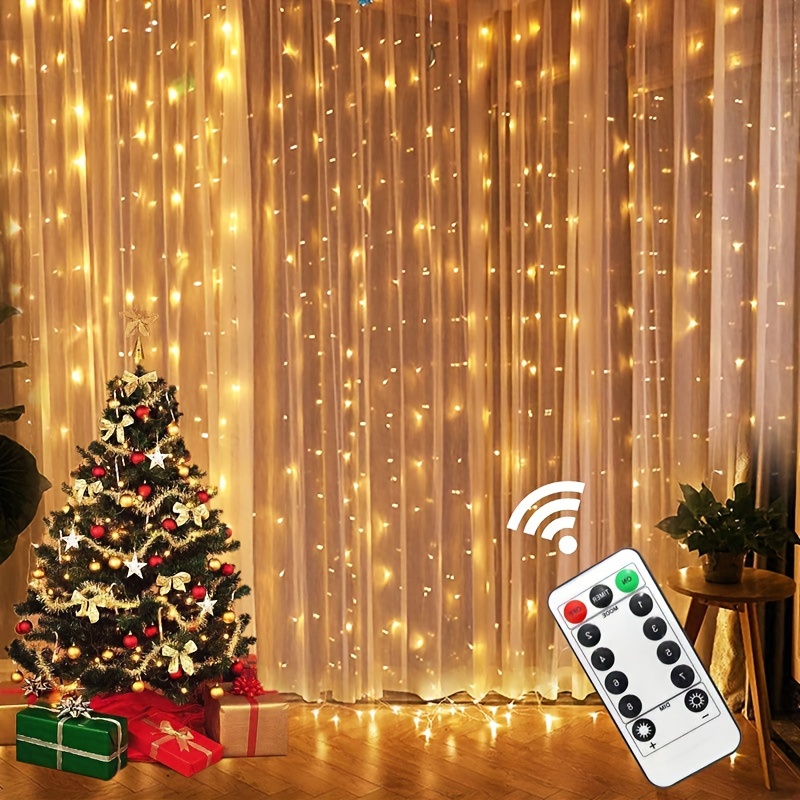 Usb Led Curtain Color Flower Led Lights Garland New Year - Temu Portugal