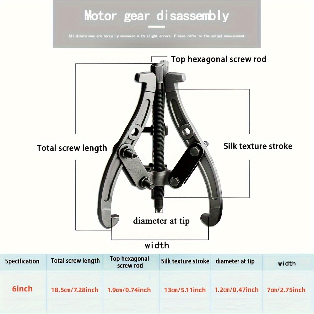 1pc Three Claw Two Claw Horse Puller 3 Inch 4 Inch 6 Inch Multi ...