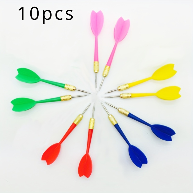 10pcs, Colorful Simple Darts, Fournitures De Jeu De Sport En Plein Air ...
