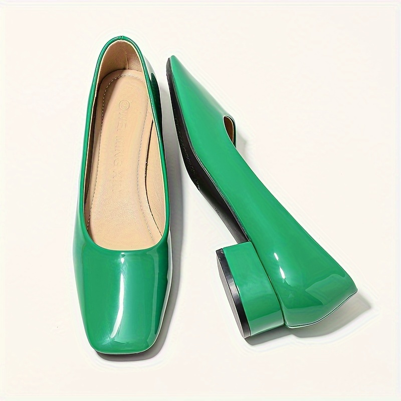 Women's Solid Color Pumps Shallow Mouth Casual Slip Shoes - Temu Australia